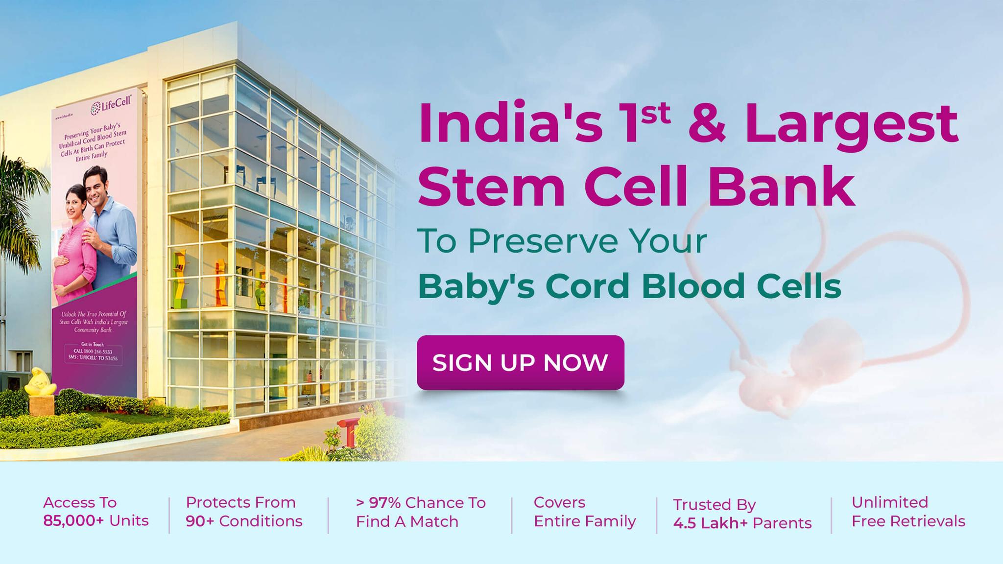 Cord blood banking | Best Stem Cell Bank in India